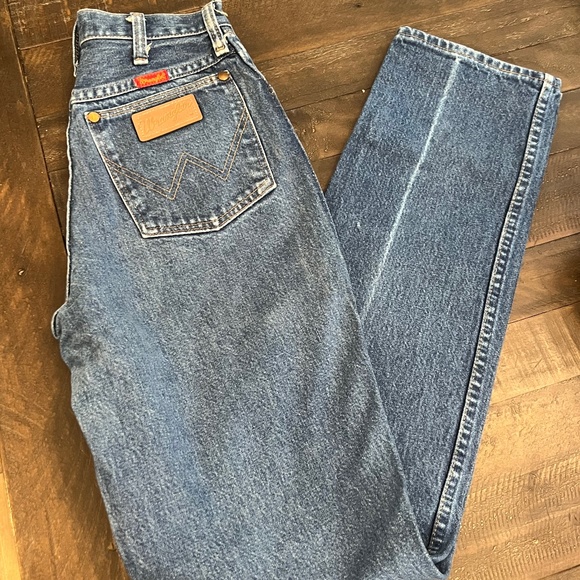 Wrangler | Jeans | Vintage Wrangler Western Jeans 9s Dark Denim | Poshmark